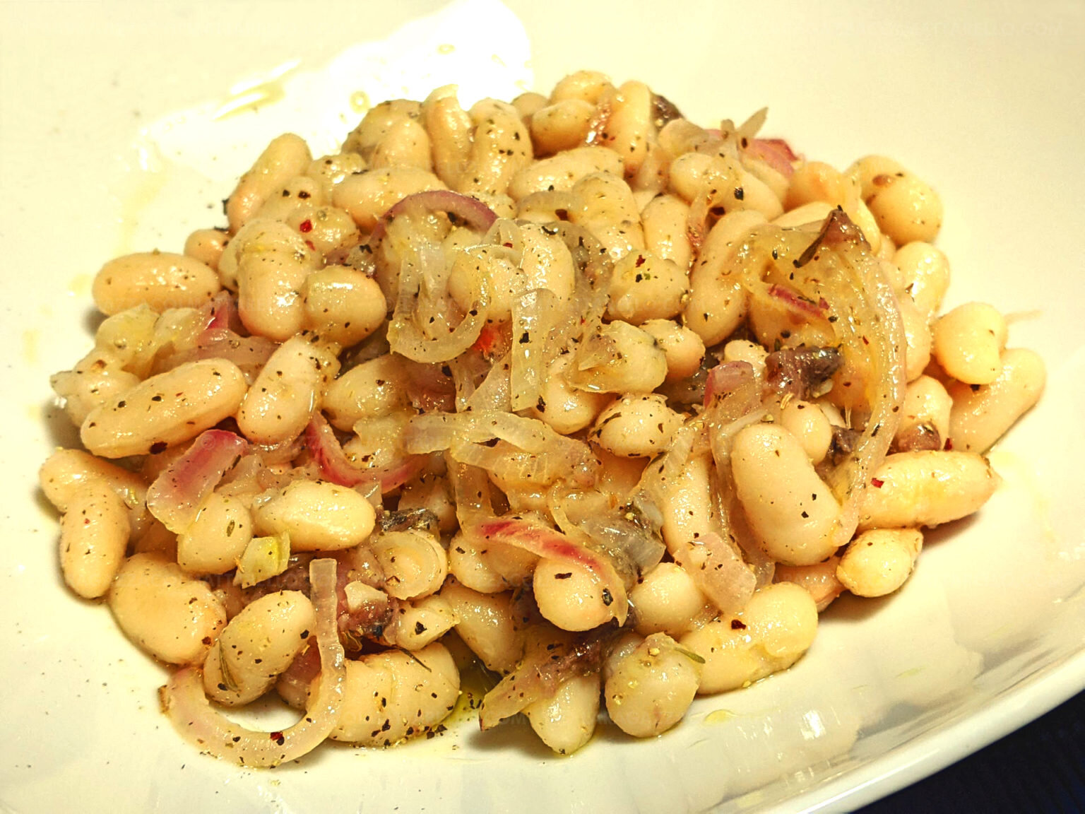 Two italian bean salads recipes: the roman one and the vegetable salad ...